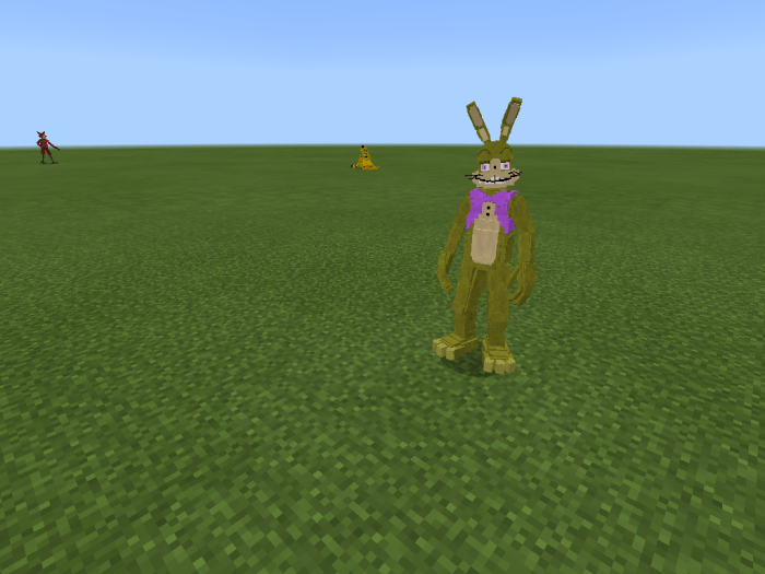 Five Nights at Freddy’s Animatronics | Minecraft PE Mods & Addons