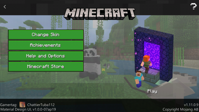 Material Design UI | Minecraft PE Mods & Addons