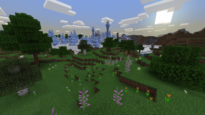 Minecraft Pe Seeds 2018 Flower Biome | Best Flower Site