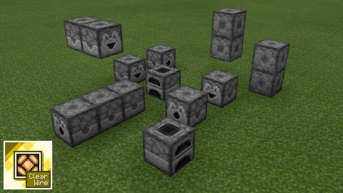 Clear Wire v2.4.0 Resource Pack | Minecraft PE Texture Packs