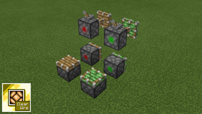 Clear Wire v2.4.0 Resource Pack | Minecraft PE Texture Packs