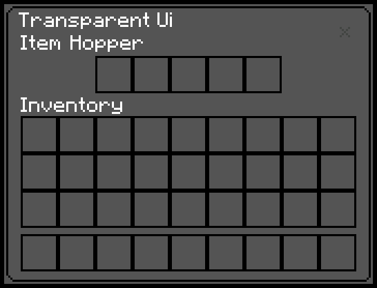 Transparent Ui | Minecraft PE Texture Packs