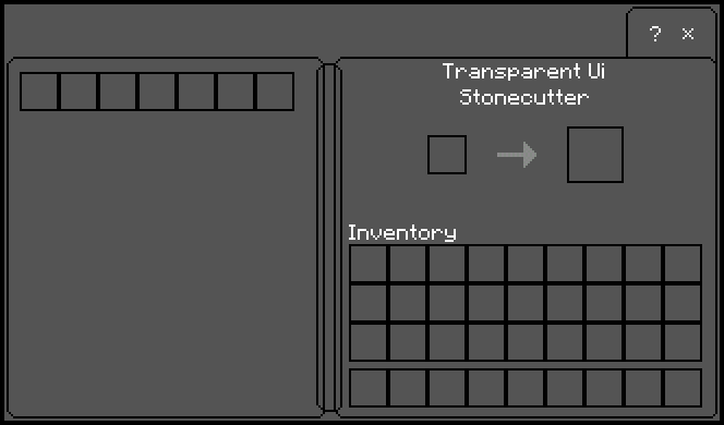 Transparent Ui | Minecraft PE Texture Packs