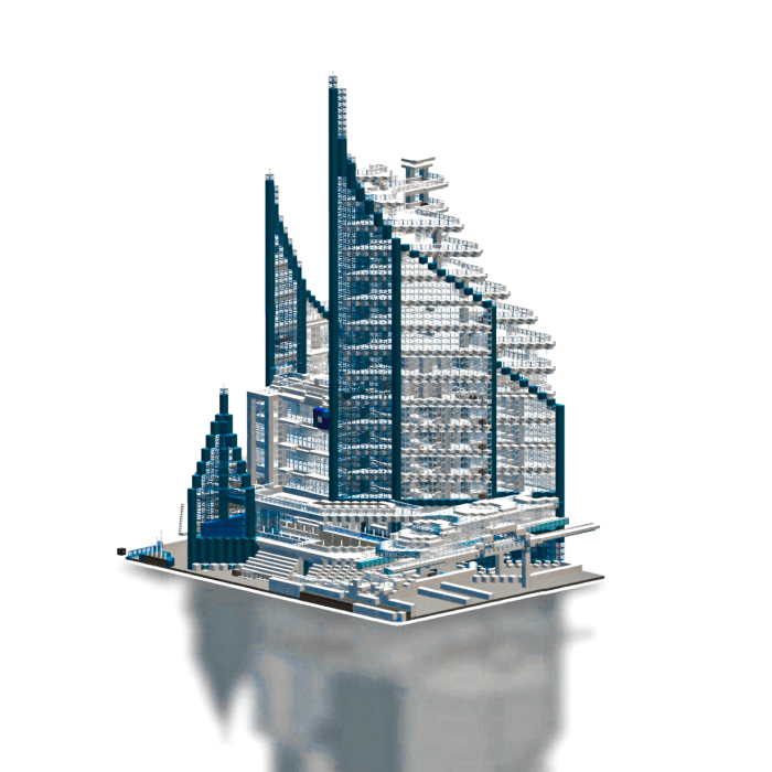 Blue Topia | Minecraft PE Maps